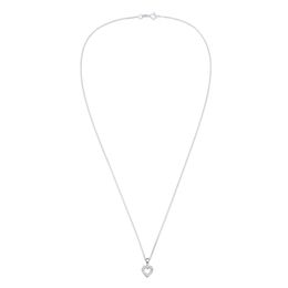 Elli Kette Damen Gr&ouml;&szlig;e 45 silber / transparent