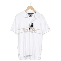 Tommy Hilfiger Poloshirt Herren Gr&ouml;&szlig;e M wei&szlig;