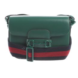 Gucci Schultertasche / Umh&auml;ngetasche Damen Gr&ouml;&szlig;e One Size Second Hand gr&uuml;n