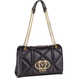 Love Moschino Handtasche 'Embossed Q' Damen Gr&ouml;&szlig;e One Size gold / schwarz