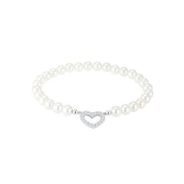 Elli Armband Damen Gr&ouml;&szlig;e 16 silber / wei&szlig;