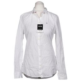 Tommy Jeans Bluse Damen Gr&ouml;&szlig;e M wei&szlig;