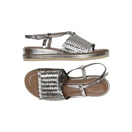 Elvio Zanon Sandalen Damen Gr&ouml;&szlig;e 40 silber