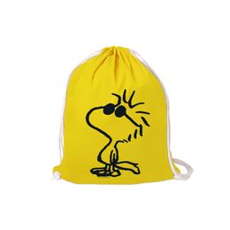 logoshirt Sportbeutel 'Peanuts - Woodstock Sunglasses' Damen Gr&ouml;&szlig;e One Size gelb