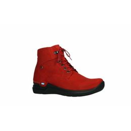 Wolky Lace-Up Ankle Boots female Red size 41