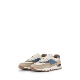 Tom Tailor Herren Sneaker mit Colour-Blocking, beige, Uni, Gr. 42