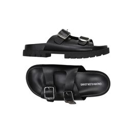 Calvin Klein Jeans Sandalen Damen Gr&ouml;&szlig;e 39 schwarz