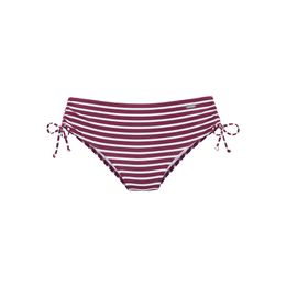 Venice Beach Bikinihose Damen Gr&ouml;&szlig;e M bordeaux / wei&szlig;