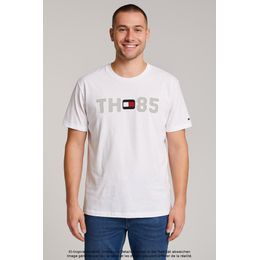 Tommy Hilfiger T-Shirt Herren Gr&ouml;&szlig;e XL wei&szlig;