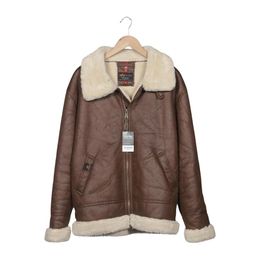 Alpha Industries Jacke Herren Gr&ouml;&szlig;e XL Second Hand braun