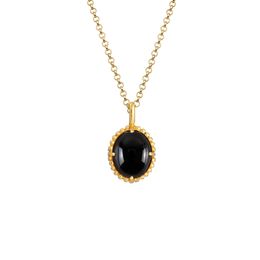 Elli Premium Kette Damen Gr&ouml;&szlig;e 45 gold / schwarz
