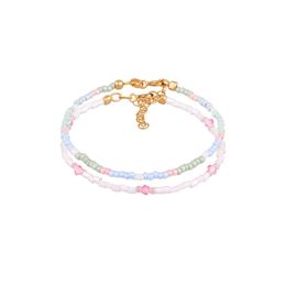 Elli Armband 'Kugel' M&auml;dchen Gr&ouml;&szlig;e One Size hellblau / gold / hellpink / wei&szlig;