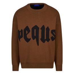 PEQUS Pullover 'Mythic' Herren Gr&ouml;&szlig;e M braun / schwarz