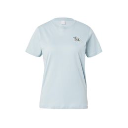 Iriedaily T-Shirt 'Puffy Dog' Damen Gr&ouml;&szlig;e M hellblau / gelb / mint / apricot