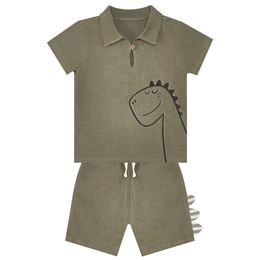 Denokids Set 'Dino Muslin' Jungen Gr&ouml;&szlig;e 80 oliv