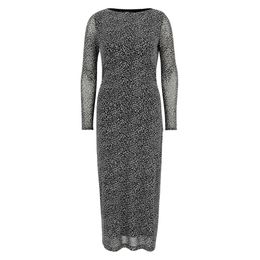 Zero Kleid Damen Gr&ouml;&szlig;e 44 grau / schwarz Winterkleid