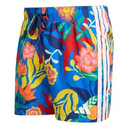 adidas Sportswear Boardshorts 'Mexicana Florals' Herren Gr&ouml;&szlig;e XS blau / gelb / rot / wei&szlig;