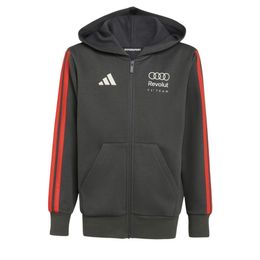 adidas Performance Sportjacke 'Audi Formula One Team DNA' Jungen Gr&ouml;&szlig;e 140 rot / schwarz / wei&szlig;