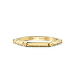 Philipp Plein Jewellery Armband 'The Plein Cuff' Damen Gr&ouml;&szlig;e L gold