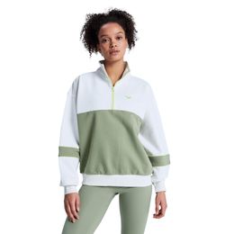 Roxy Sweatshirt 'Ess Energy New' Damen Gr&ouml;&szlig;e L pastellgr&uuml;n / wei&szlig;