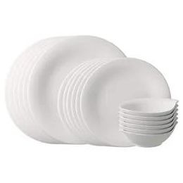 Geschirr-Set "Essential White", wei&szlig;, 18 Stk., Fine China-Porzellan, VIVO VILLEROY & BOCH GROUP, Geschirr-Sets, Geschirr-Set, Made in Germany, Fine China Porzellan