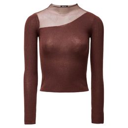 Salsa Jeans Pullover Damen Gr&ouml;&szlig;e L beige / braun