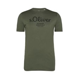 s.Oliver Men Tall Sizes Shirt male Green size LT