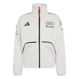 adidas Performance Trainingsjacke 'Audi Formula One Team Engineers And Marketing' Herren Gr&ouml;&szlig;e M kirschrot / schwarz / wei&szlig;