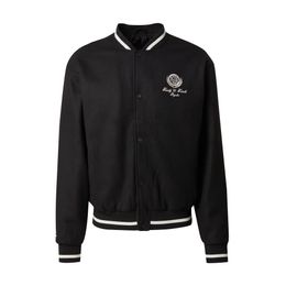 Pegador Jacke 'Atmore Varsity' Herren Gr&ouml;&szlig;e S schwarz / wei&szlig;