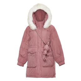 Koosh Winterjacke Damen Gr&ouml;&szlig;e M pink / wei&szlig;