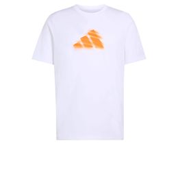 adidas Performance Funktionsshirt Herren Gr&ouml;&szlig;e XS orange / wei&szlig;