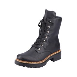 Rieker Schn&uuml;rstiefelette Damen Gr&ouml;&szlig;e 42 schwarz Winterschuhe