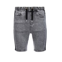 Ombre Shorts 'W363' Herren Gr&ouml;&szlig;e 34 grey denim / schwarz