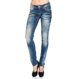 Cipo & Baxx Cipo & Baxx Jeans 'BJ256' Damen Gr&ouml;&szlig;e 28 blue denim