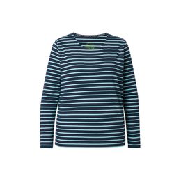 Lauras&oslash;n Shirt Damen Gr&ouml;&szlig;e M aqua / dunkelblau