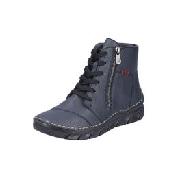 Rieker Schn&uuml;rstiefelette Damen Gr&ouml;&szlig;e 37 dunkelblau Winterschuhe