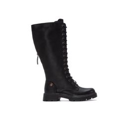 Refresh Schn&uuml;rstiefel 'Stivale - 173025' Damen Gr&ouml;&szlig;e 41 schwarz Winterschuhe