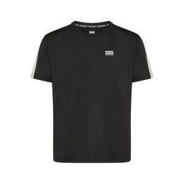 Bruno Banani Lm T-Shirt Herren Gr&ouml;&szlig;e S hellgrau / schwarz / wei&szlig;