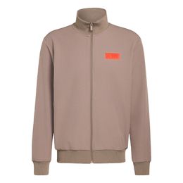 adidas Performance Sportsweatjacke 'Audi Formula One Teams' Herren Gr&ouml;&szlig;e XXL cappuccino / orange / schwarz