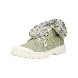 Mustang Sneaker Damen Gr&ouml;&szlig;e 38 dunkelgrau / khaki / wei&szlig;