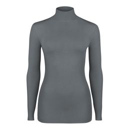 Nur Die Longsleeve Highneck ' Nur Die x KILIAN KERNER ' Damen Gr&ouml;&szlig;e L/XL hellgrau