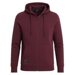 Ombre Sweatjacke 'OM-SSBZ-0160' Herren Gr&ouml;&szlig;e M bordeaux