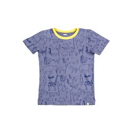 Kipepeo Clothing Shirt 'WANYAMA' Jungen Gr&ouml;&szlig;e 92/98 taubenblau