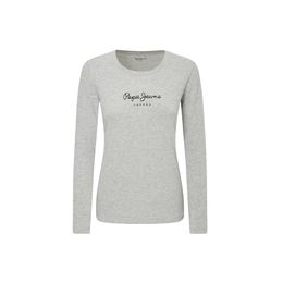 Pepe Jeans Shirt 'NEW VIRGINIA' Damen Gr&ouml;&szlig;e M graumeliert / schwarz