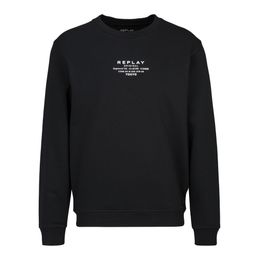 Replay Pullover Herren Gr&ouml;&szlig;e S schwarz / wei&szlig;