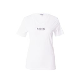 SOCCX T-Shirt Damen Gr&ouml;&szlig;e XXL schwarz / wei&szlig;