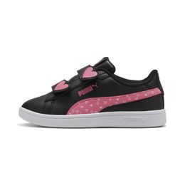 Puma Sneaker 'Smash 3.0 Hearty' M&auml;dchen Gr&ouml;&szlig;e 31 rosa / schwarz