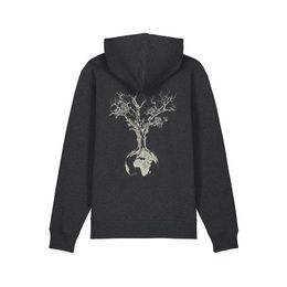 Life-tree Sweater 'Organic Fairwear' female Grey size XS