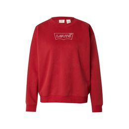 Levi's Levi's Sweatshirt 'Graphic Everyday Crew' Damen Gr&ouml;&szlig;e XS rot / transparent