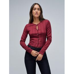 Salsa Jeans Langarm-shirts Damen Gr&ouml;&szlig;e XL rot
